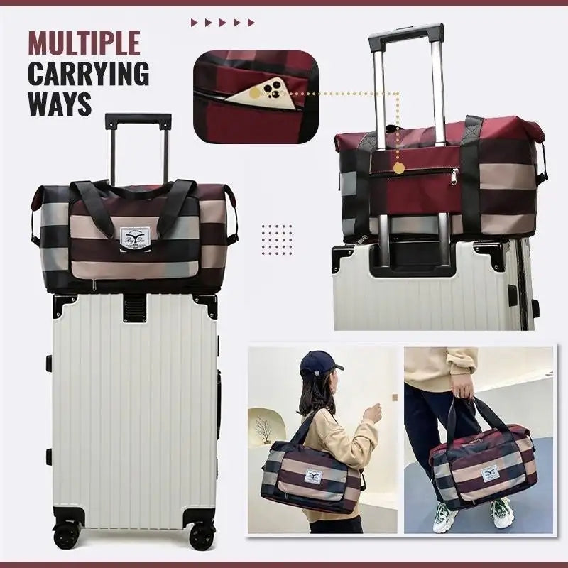 Foldable Waterproof Travel Duffel Bag | Hamza Store