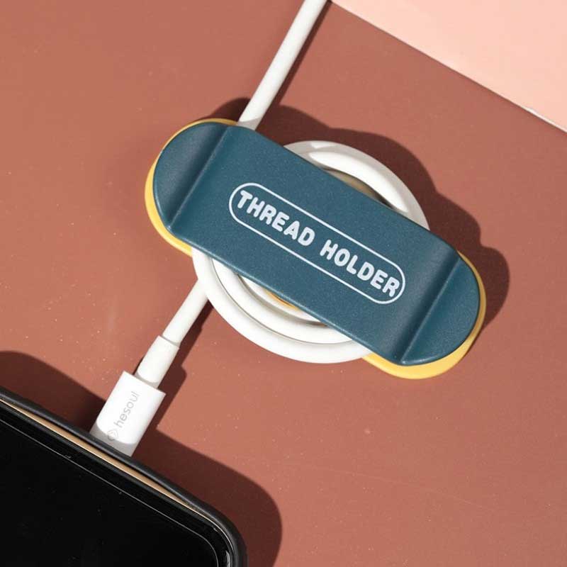 Buy 4 Pcs Wall Mounted Hooks Wall Storage Hooks Cable Organizer Strong ...