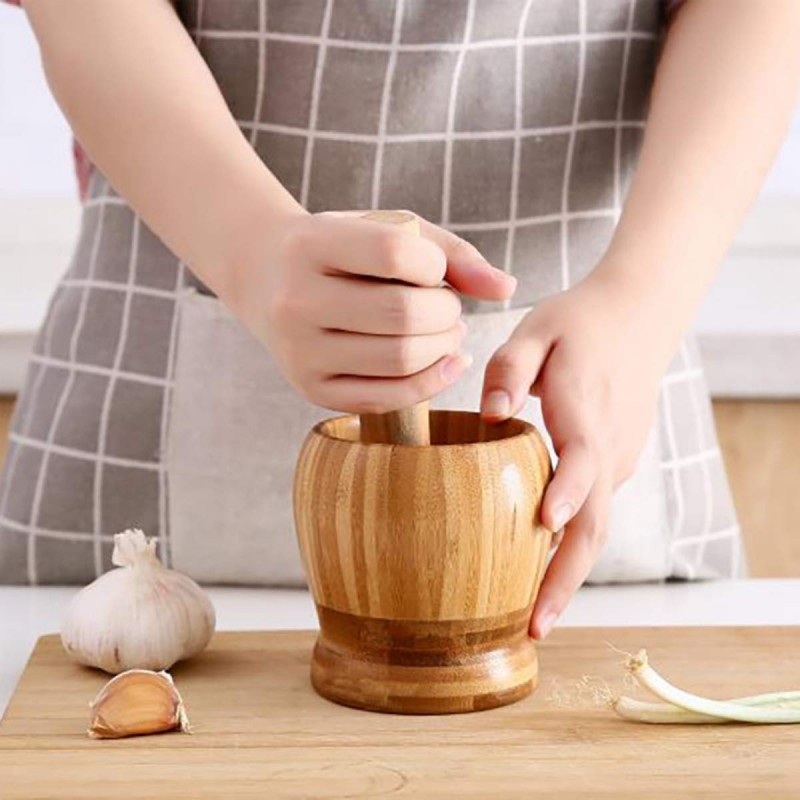Buy Wooden Mortar & Pestles