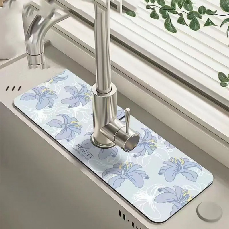 Buy Kitchen Sink Super Absorbent Non-Slip Sink Drain Pad