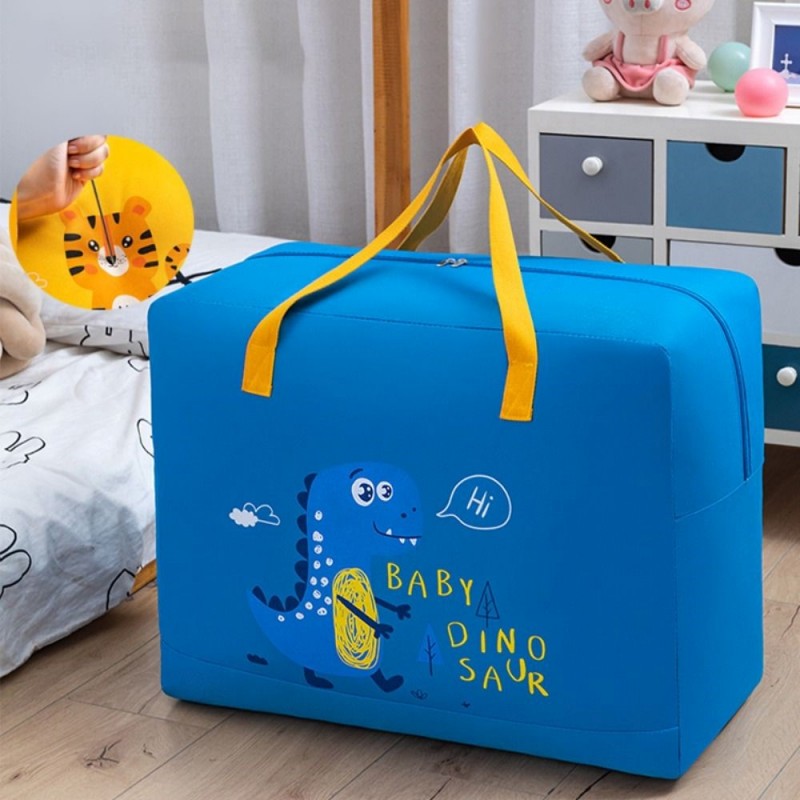 Buy Blue Color Baby Cloth Organizer And Storage Box