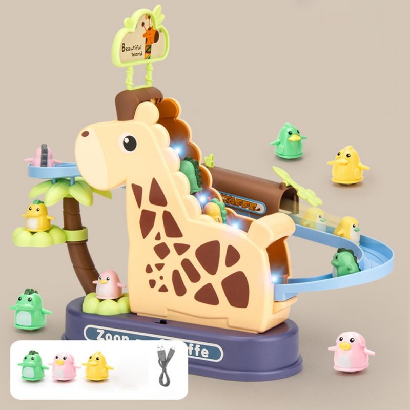 Buy Giraffe Electric Climbing Slide Track Toy