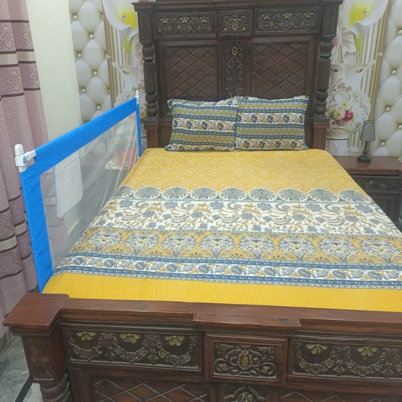 Buy Baby Bed Fence Safety Gate Adjustable Security Children Guardrail 1 ...