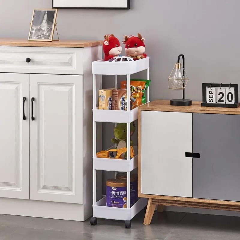 4 Layer Smart Trolley | Hamza Store