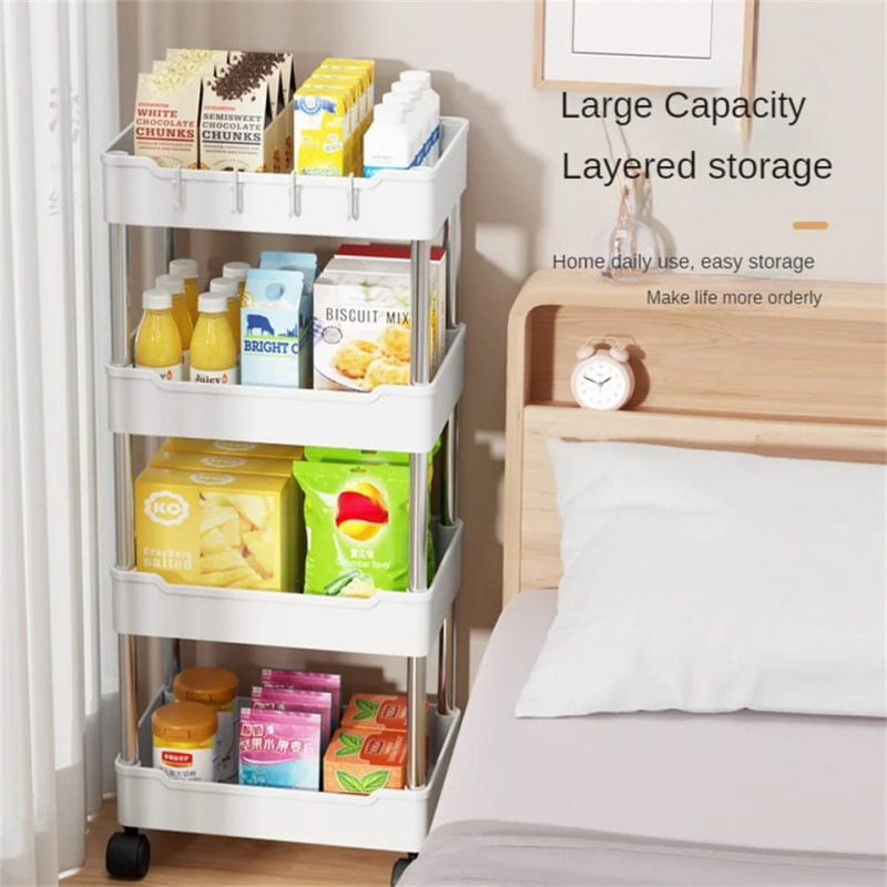 4 Layer Smart Trolley | Hamza Store