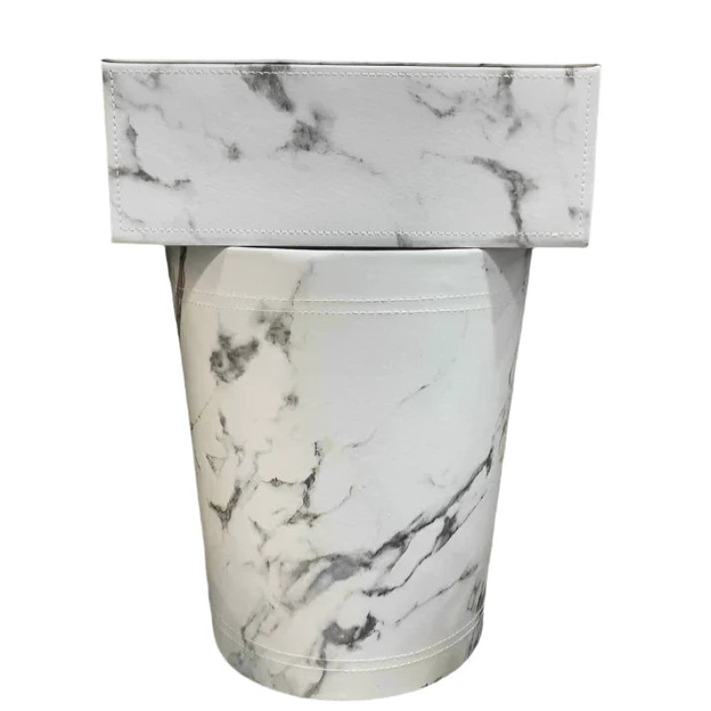 Buy Leather Tissue Box & Dustbin Set Online at Best Price