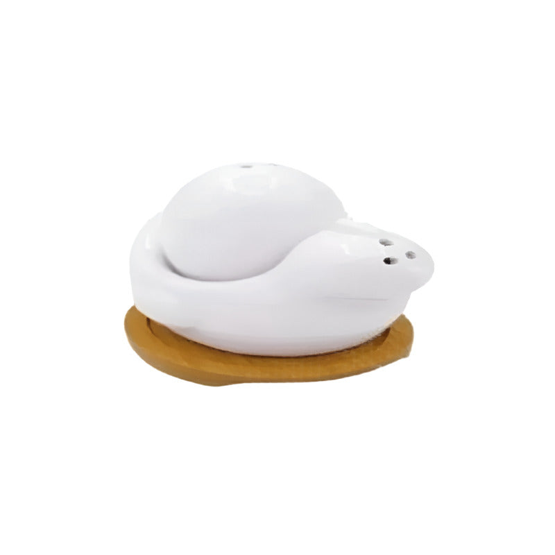 Ceramic Salt N Pepper Set With Snail Tray | Hamza Store