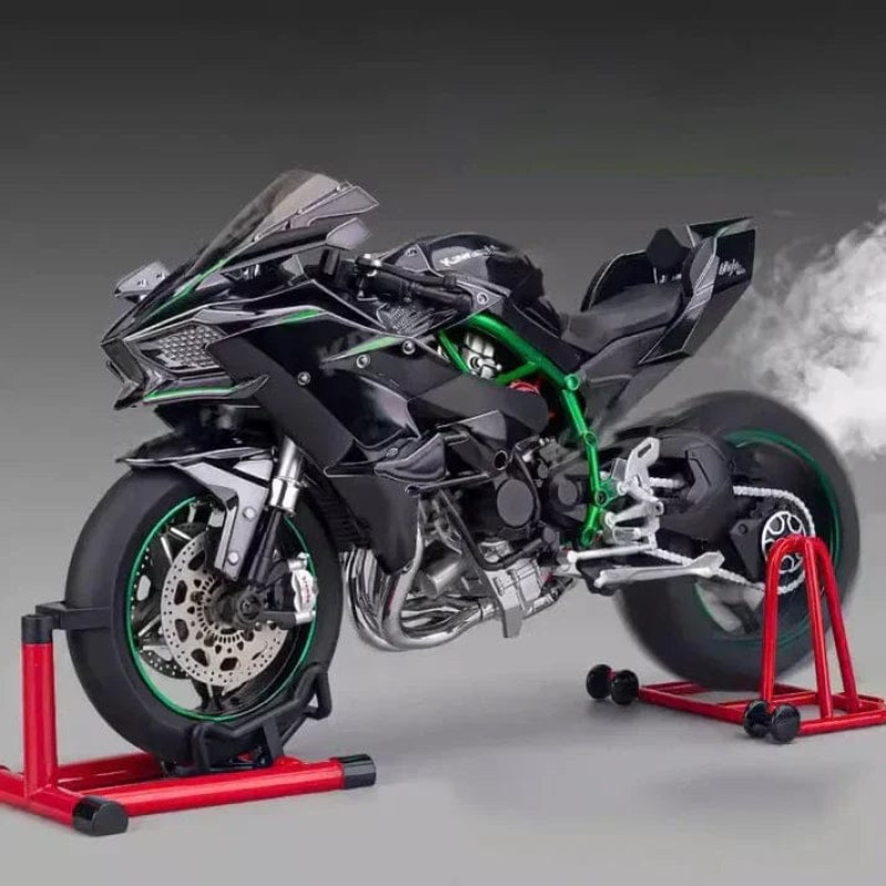 1:6 Scale Kawasaki Ninja H2R Diecast Bike With Smoke Effect | Hamza Store
