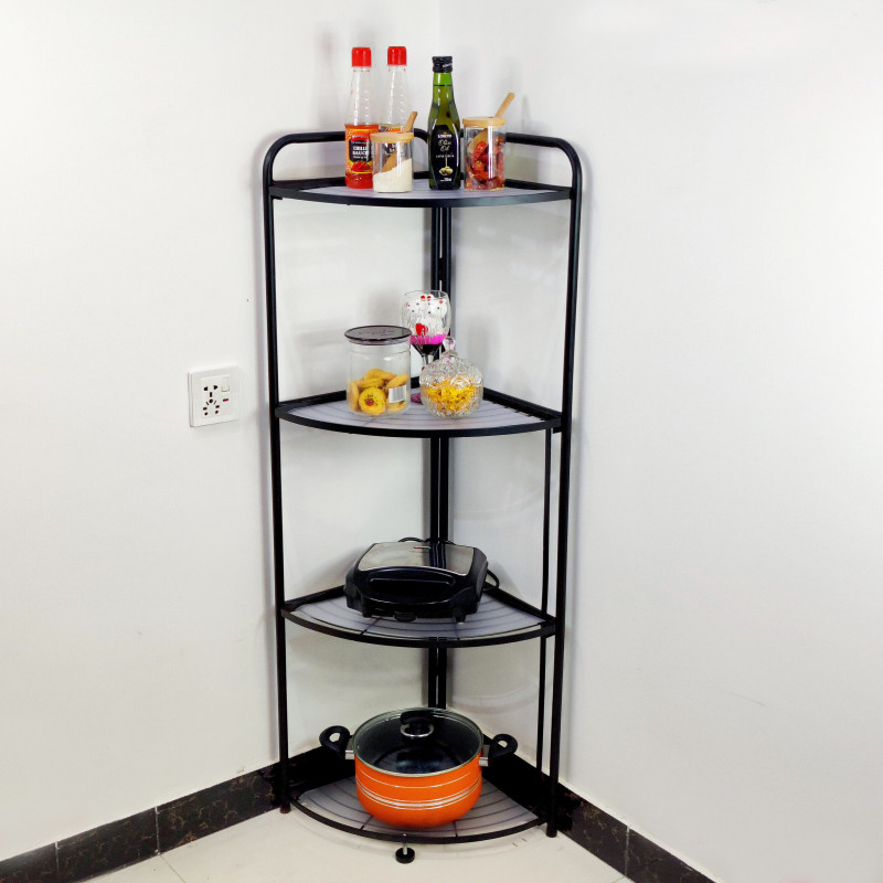 Foldable Corner Shelf With Tripod Base | Hamza Store