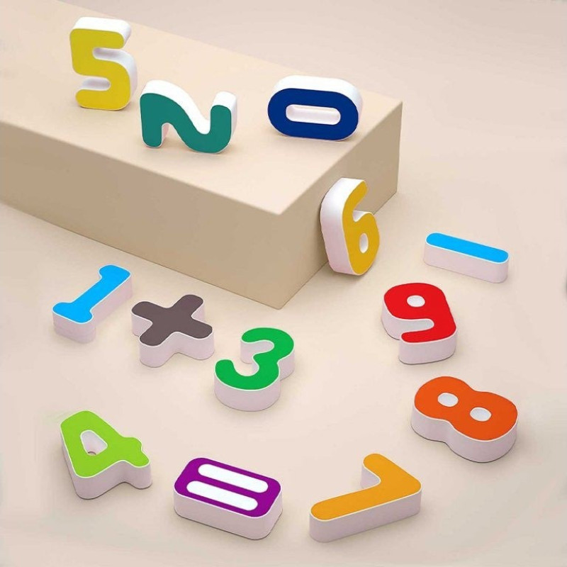 Numbers, Animals And Vehicles Interactive Board With Magnetic Fishing ...