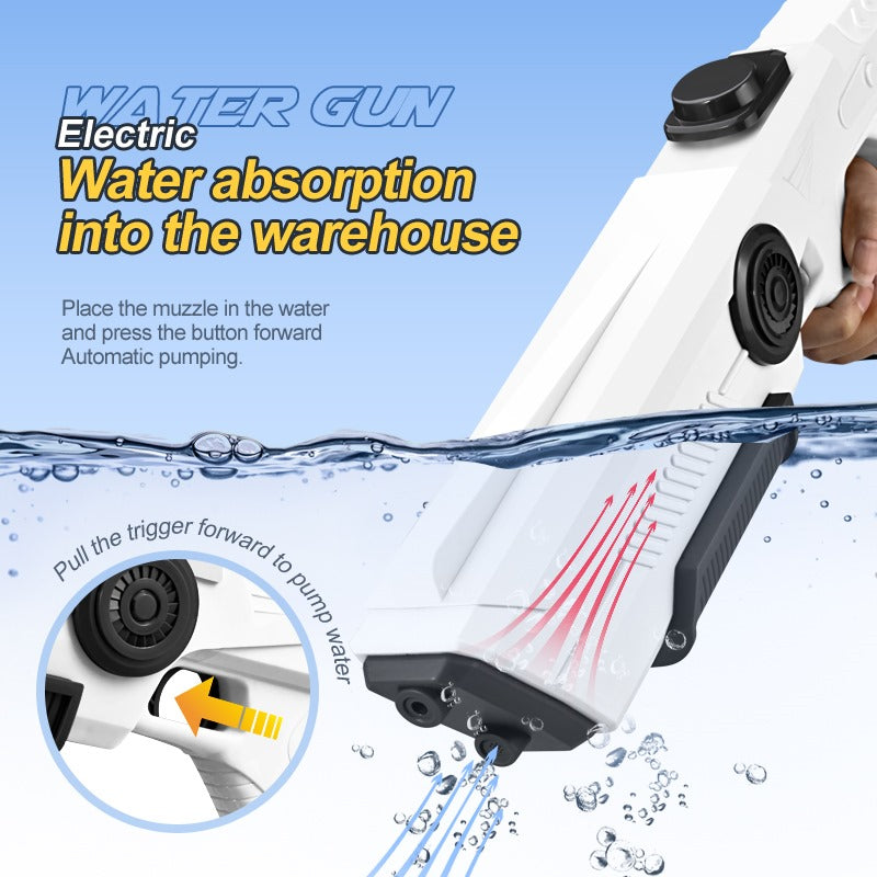 Rechargeable Electrical Water Gun Long Shot | Hamza Store