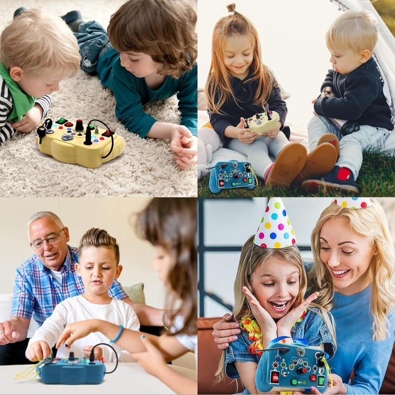 Sensory Activity Busy Board Switch Light Game | Hamza Store