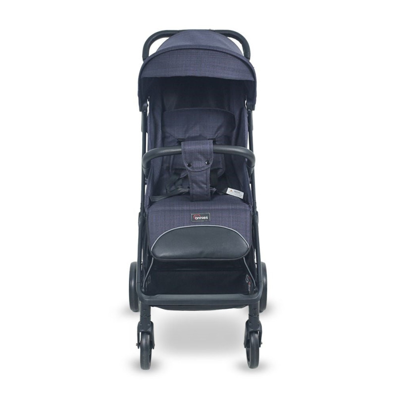 Tinnies Stroller Auto Folding-Navy Blue-T105 | Hamza Store