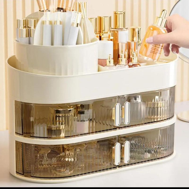 Multi Layer Cosmetics Storage Box | Hamza Store
