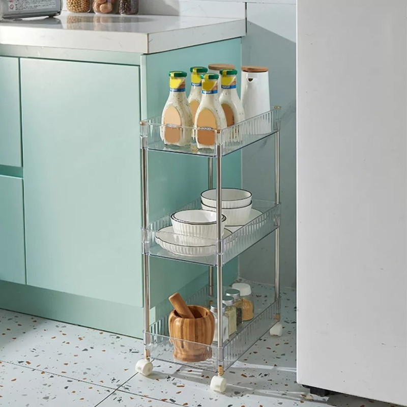 Acrylic Smart Trolley | Hamza Store