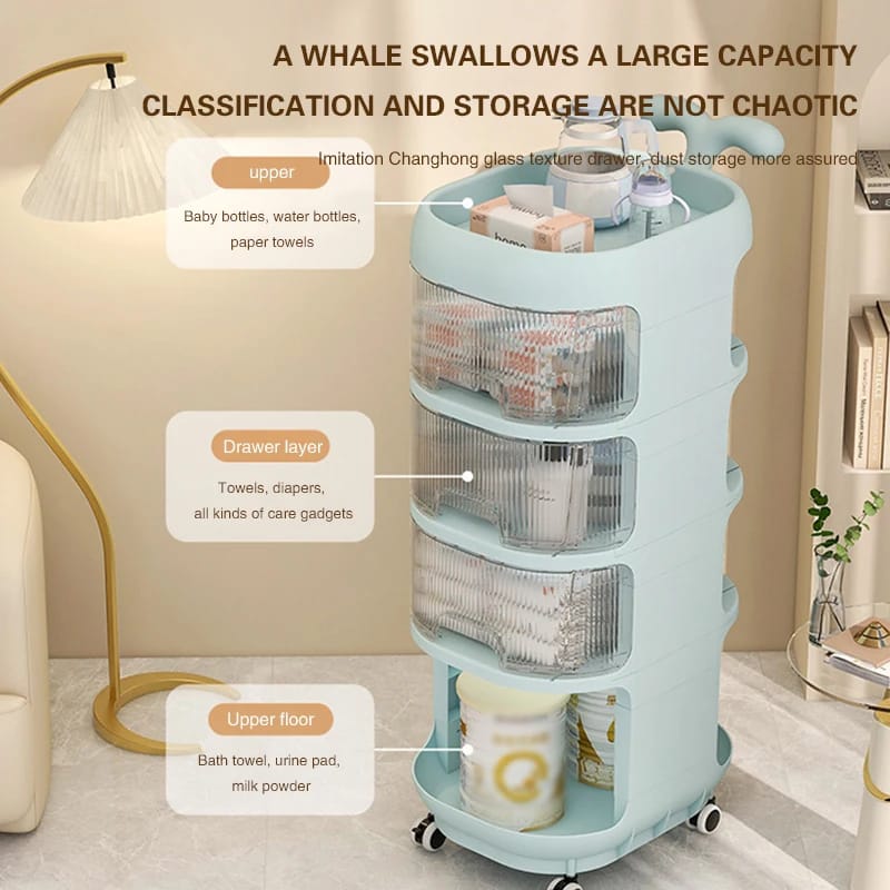 Baby Supplies Multi Purpose Trolley | Hamza Store