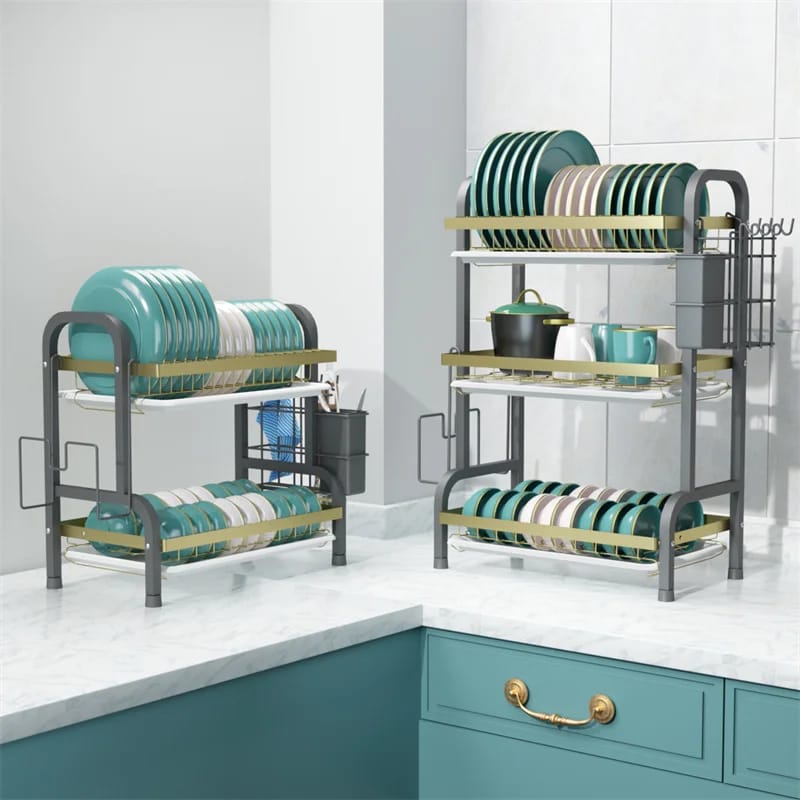 Multi Tiered Dish Organizer | Hamza Store