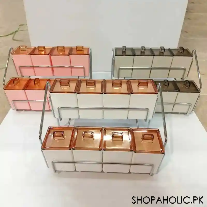 Buy (Set of 8) Spice Box with Stand at Best in Pakistan