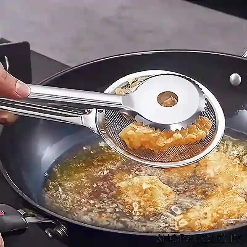 Buy Stainless Steel Frying Tong & Oil Strainer in Pakistan
